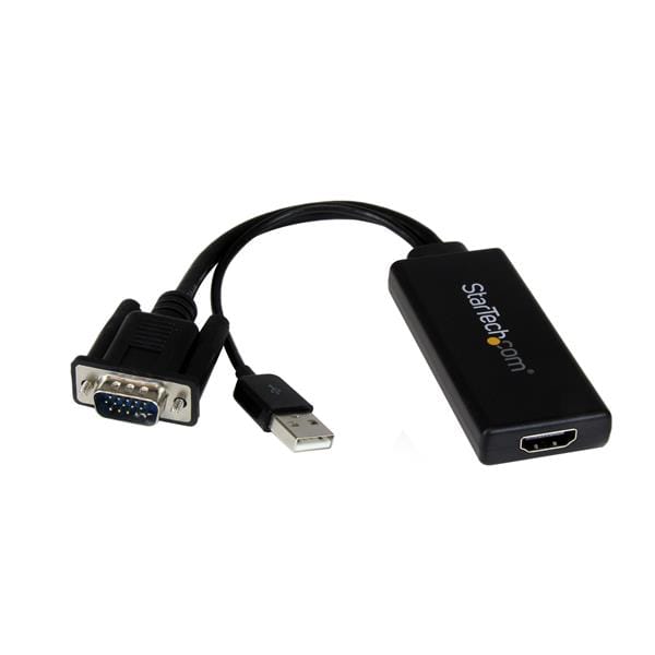 StarTech VGA to HDMI Portable Adapter Converter With USB Power And Audio