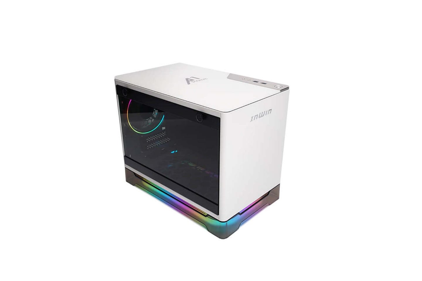 InWin A1 Prime Mini-ITX Tempered Glass Case - White