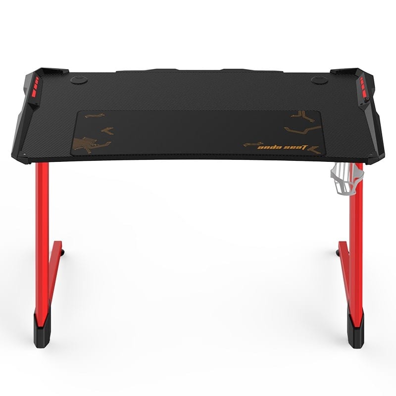 Anda Seat 1200-04 RGB Gaming Desk - Red