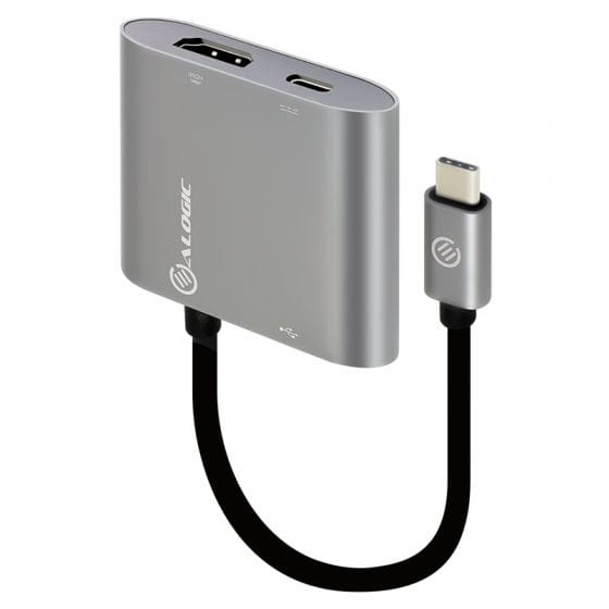 Alogic USB-C MultiPort Adapter with HDMI 4K/USB 3.0/USB-C with Power ...