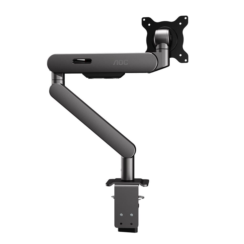 AOC AM406W Mechanical Spring Single Monitor Arm Stand 17-40" - Black