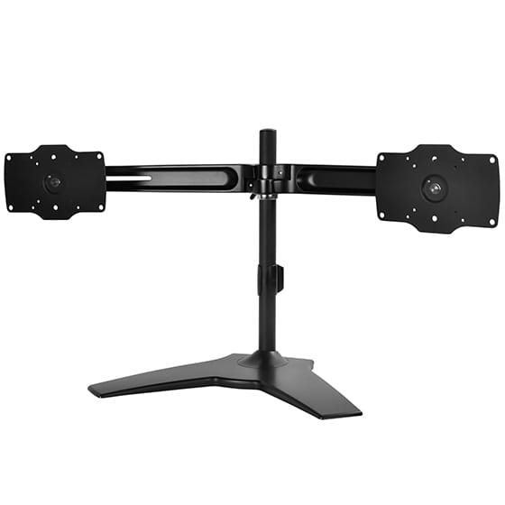 SilverStone ARM23BS-L Horizontal dual LCD monitor desk stand, support ...