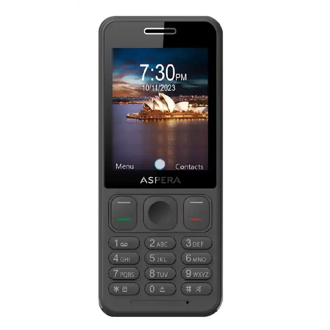 Aspera F48 2.4" 128MB Keypad Phone - Grey