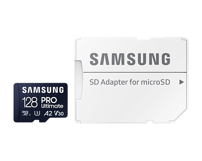 Samsung 128GB PRO Ultimate MicroSD Card With Adapter