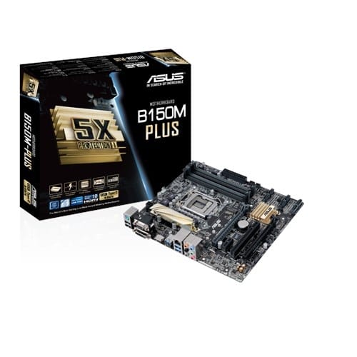 Manufacturer Refurbished Asus B150M-PLUS LGA1151 Micro-ATX Motherboard ...
