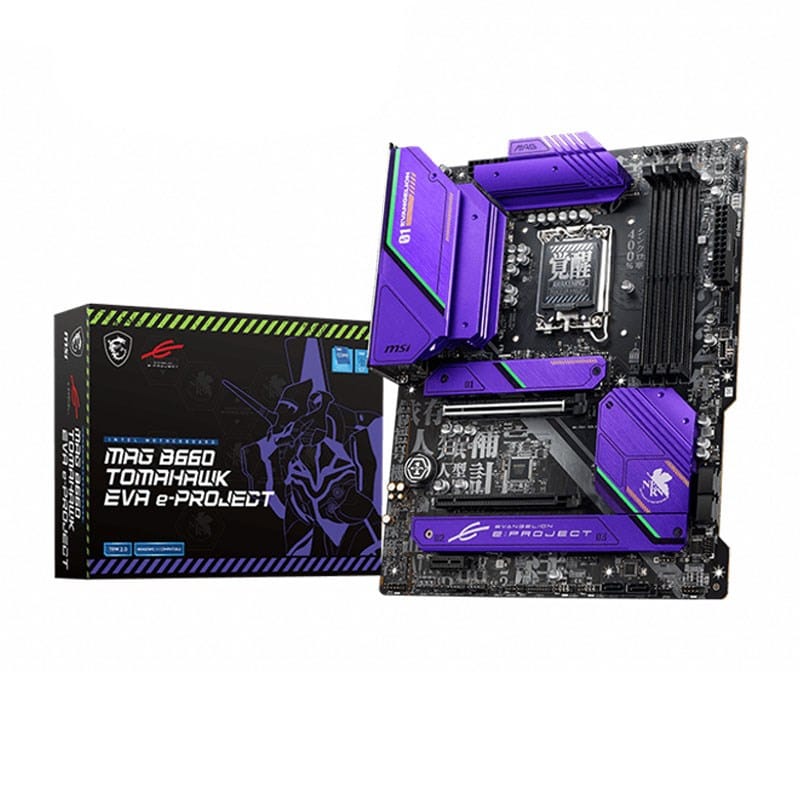 MSI Mag B660 Tomahawk Eva e-Project WiFi DDR5 LGA 1700 ATX Motherboard