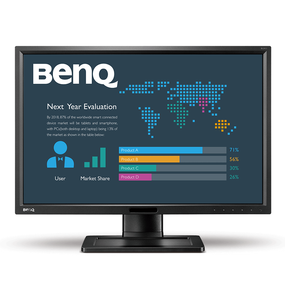 BenQ BL2411PT 24" 16:10 IPS Eye-care Business Monitor