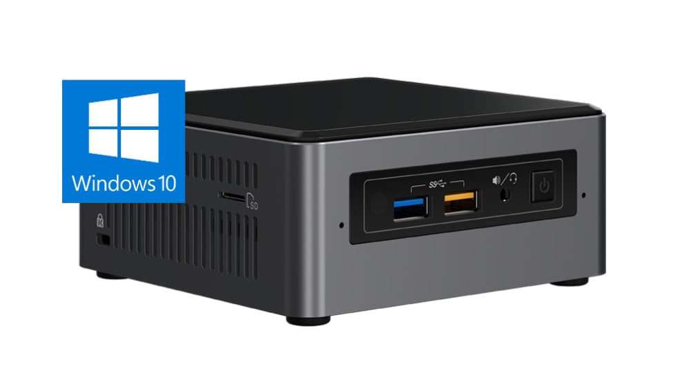 Intel NUC MINI PC, i7-7567U, 8GB, 2TB, 32GB OPTANE, WL-AC, WIN10
