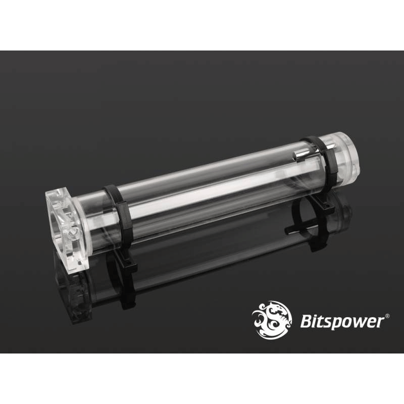 Bitspower DDC Pump Top With Reservoir Kit (200mm) - Clear/Clear