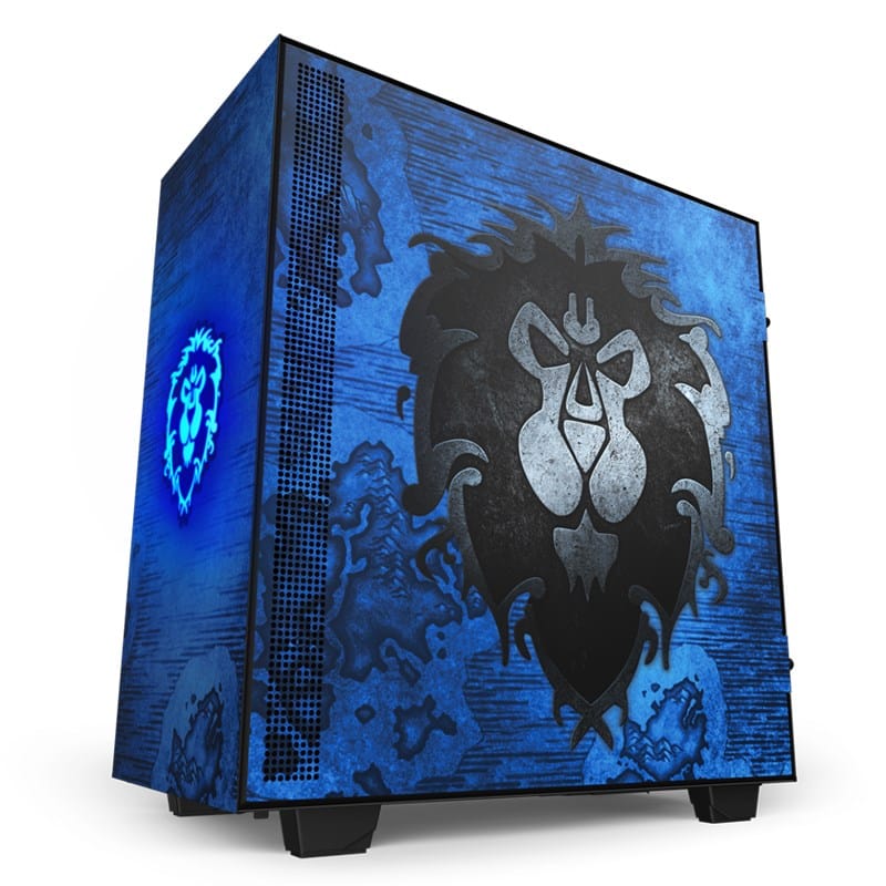 NZXT H510 ATX WarCraft Alliance Edition Tempered Glass Side Computer ...