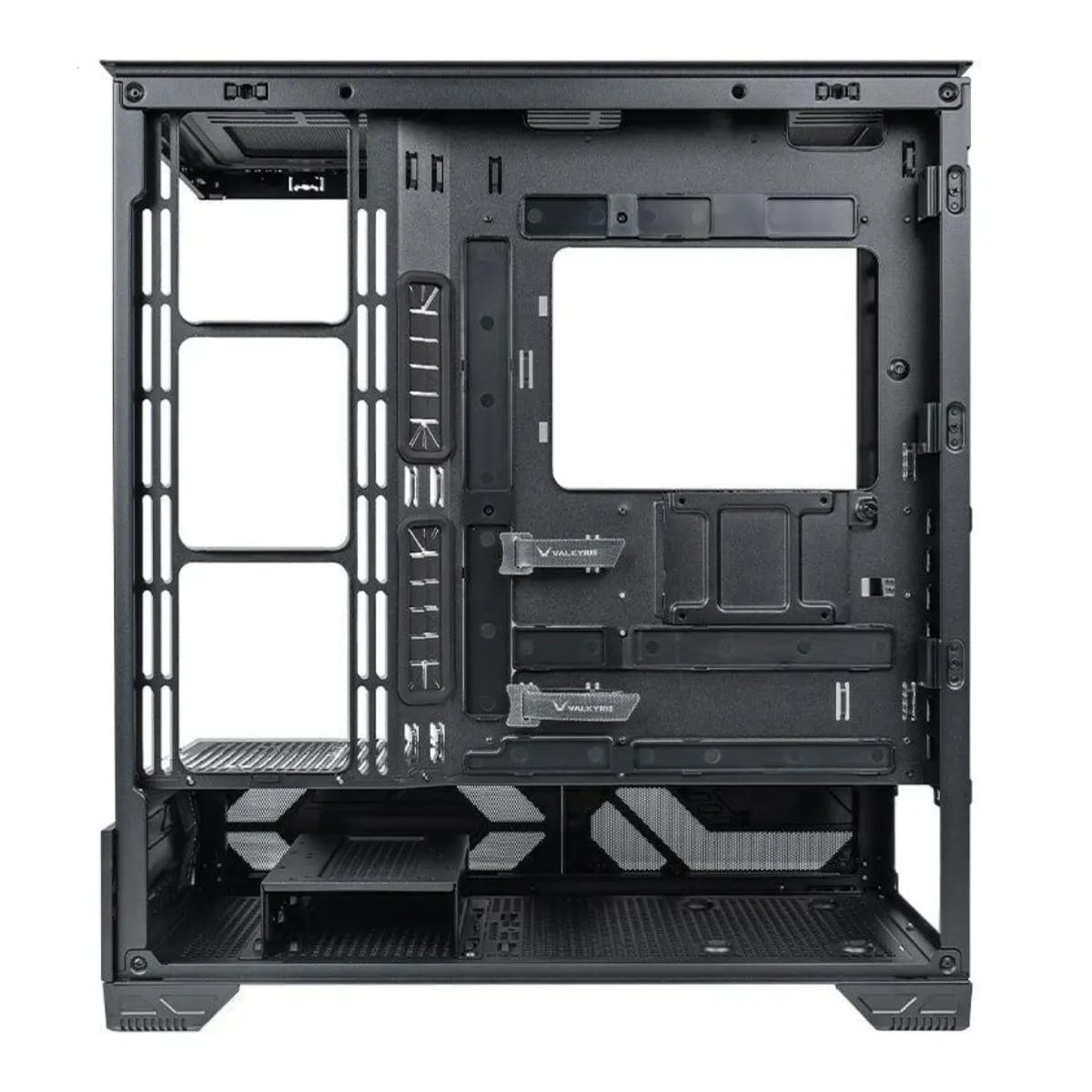 Valkyrie VK03 ATX Mid Tower Gaming PC Case LCD Display Without Fan - Black