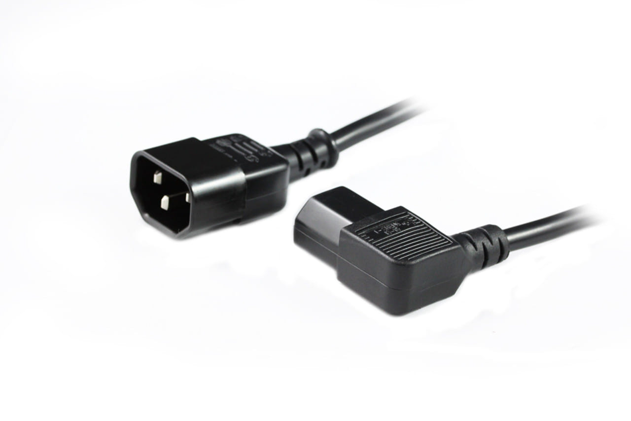 3M IEC C14 to Right Angle IEC C13 Power Cable