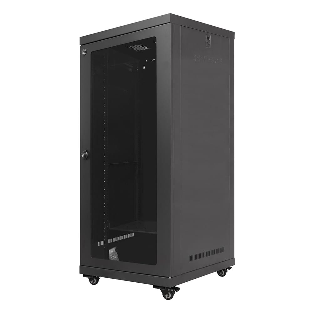 Serveredge 24RU 600mm Wide & 600mm Deep Fully Assembled Free Standing ...