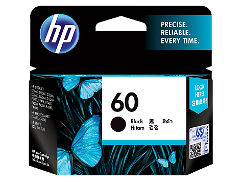 HP 60 Black Original Ink Cartridge