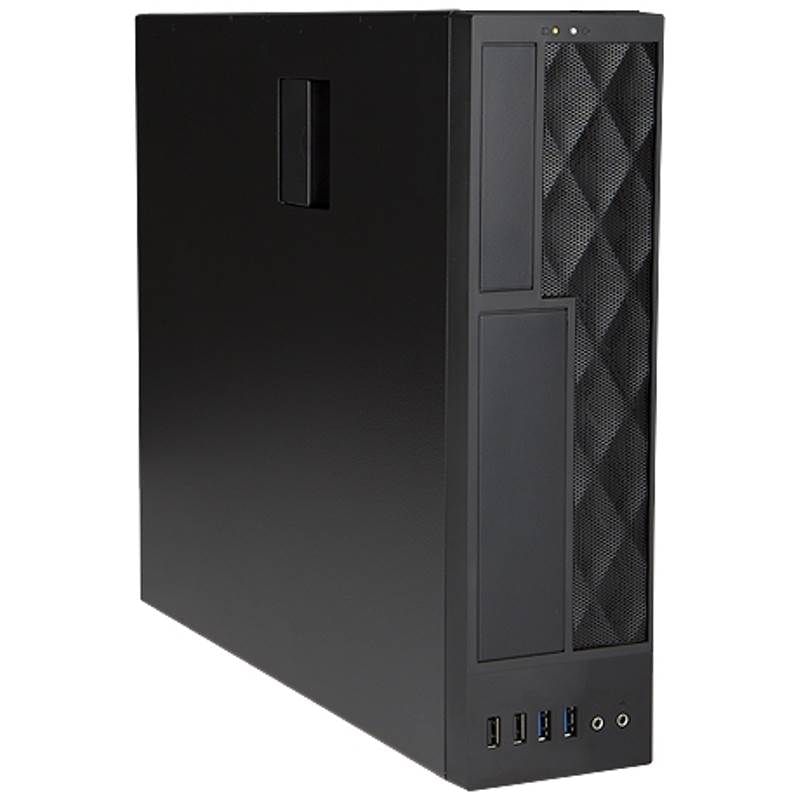 InWin CE052 Micro-ATX SFF Slim Case With 300W Power Supply - Black