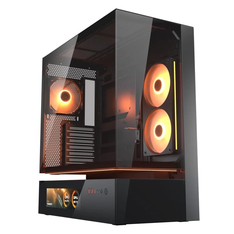 Cougar CFV235 Vision ATX Mid Tower Central Floating Ventilation Case Black