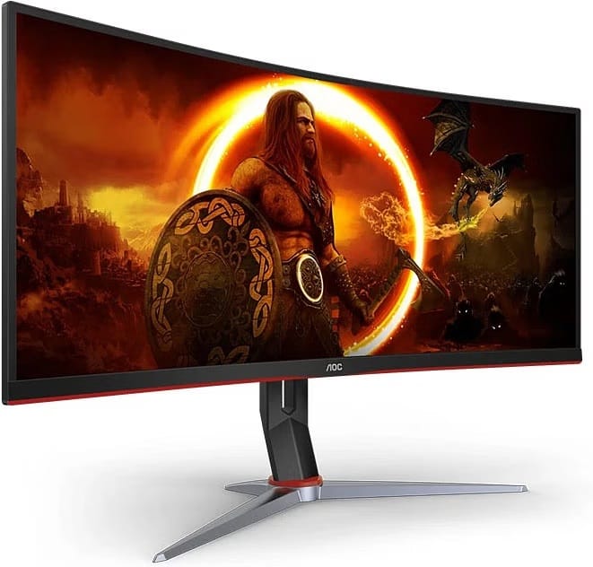 (Ex-Demo) AOC CU34G2XP 34" WQHD 1ms 180Hz Curved HDR400 Gaming Monitor
