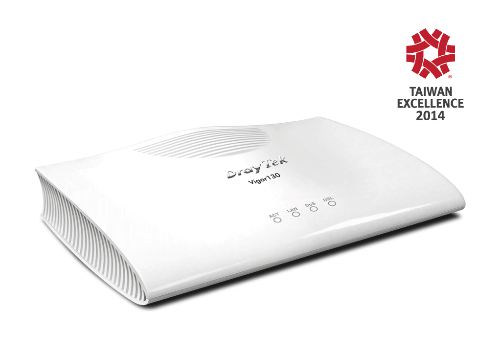 DrayTek Vigor 130 VDSL2/ADSL2/2+ Firewall IPv6 Modem Router