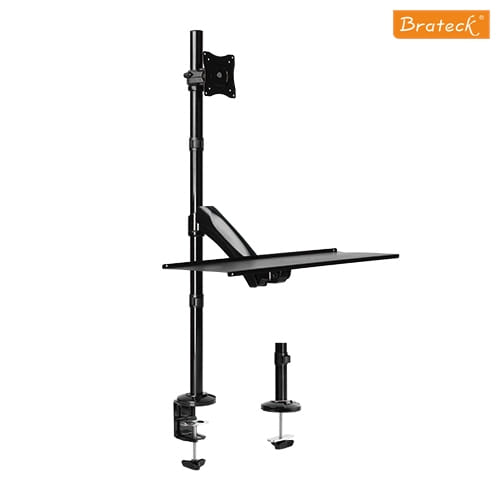 Brateck Single Monitor Sit-Stand Workstation for 13"-27" LCD Monitors ...