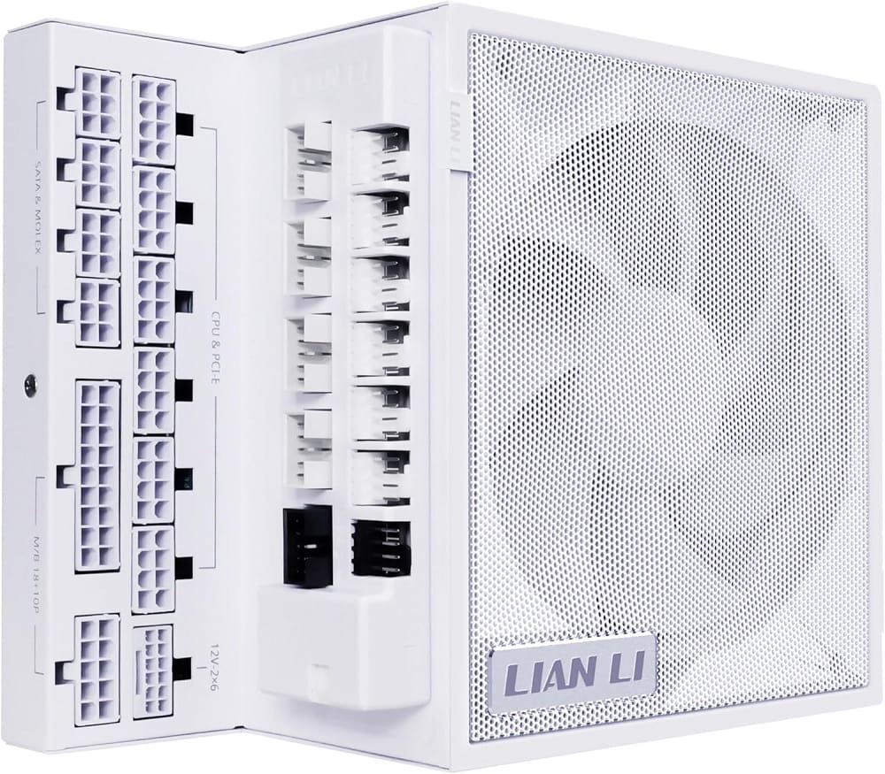 Lian Li Edge 1200W Gold Fully Modular Power Supply Unit White