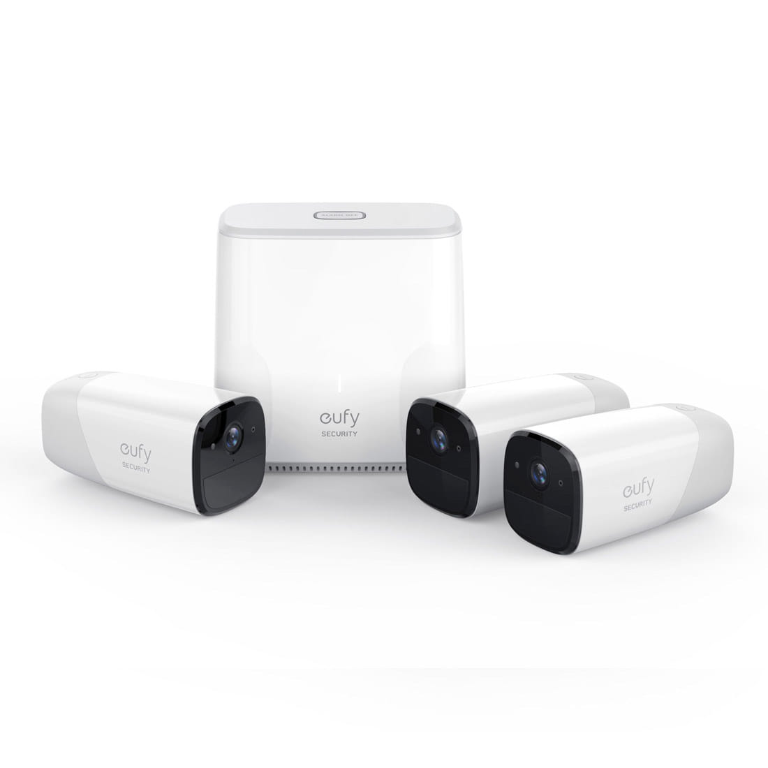Eufy Wire-Free HD 1080p Security Cam with Home Base Kit (365 Days, 3 ...