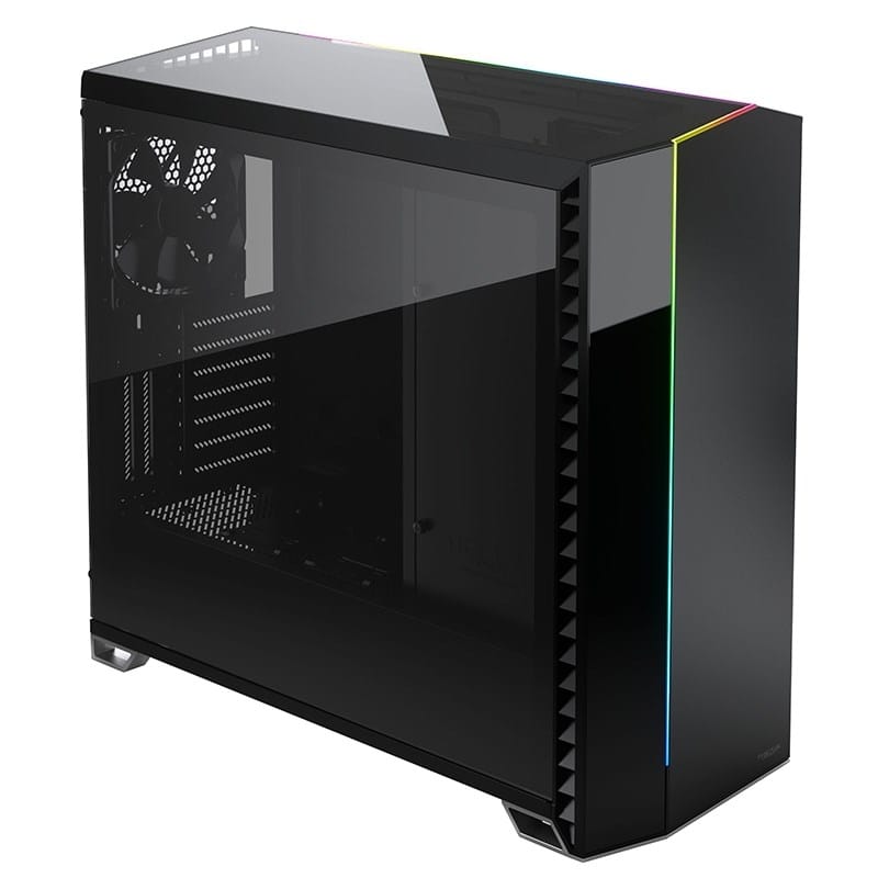Fractal Design Vector RS Blackout Dark Tempered Glass RGB Mid-Tower E ...
