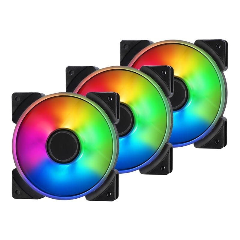 Fractal Design Prisma AL-12 120mm ARGB PWM Fan - 3 Pack