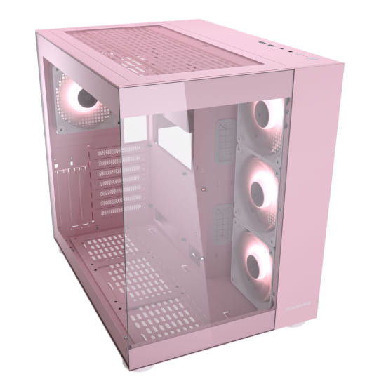 Cougar FV150 RGB PINK Dual Chamber TG Gaming Case