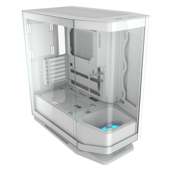 Cougar FV270 Curved Panoramic E-ATX Gaming Case - White
