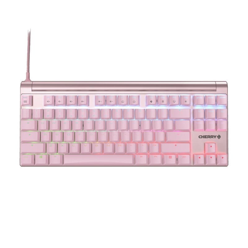 Cherry MX 8.0 RGB Gaming Keyboard Pink Version - MX Red Switch