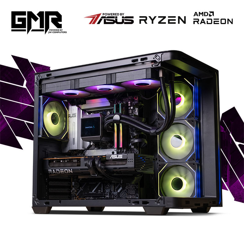 GMR Tempest 9070XT Gaming PC - (Ryzen 7 9800X3D | 64GB RAM | RX 9070 XT ...