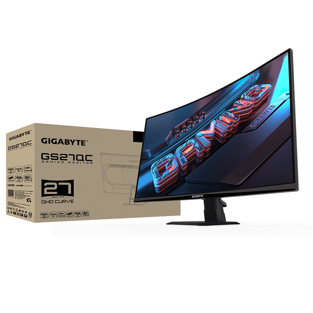 Gigabyte GS27QC 27" QHD 1ms 165Hz FreeSync Monitor