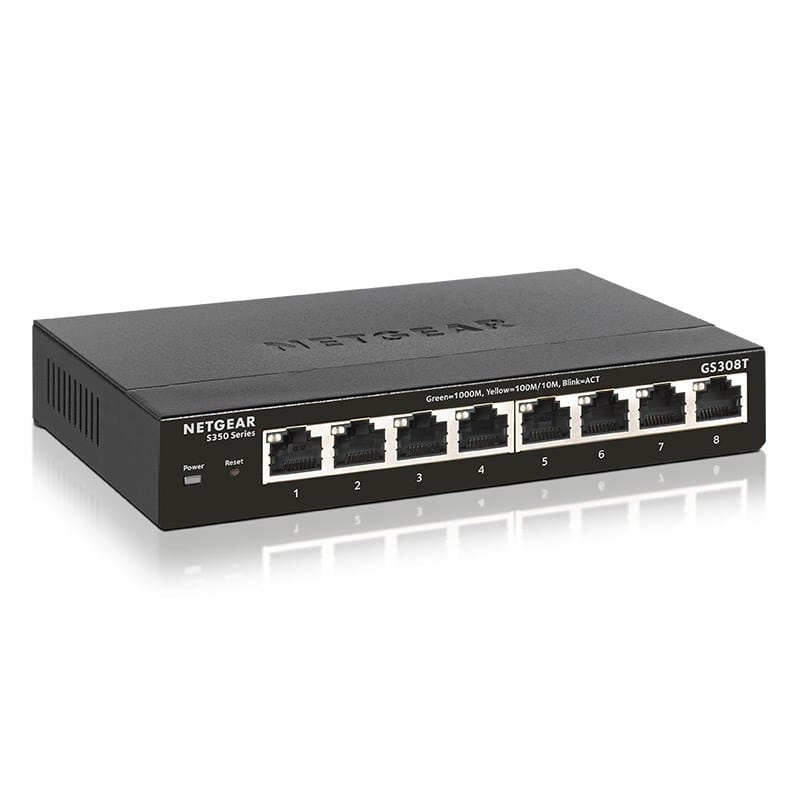 Netgear GS308T S350 8-Port Gigabit Smart Managed Pro Switch