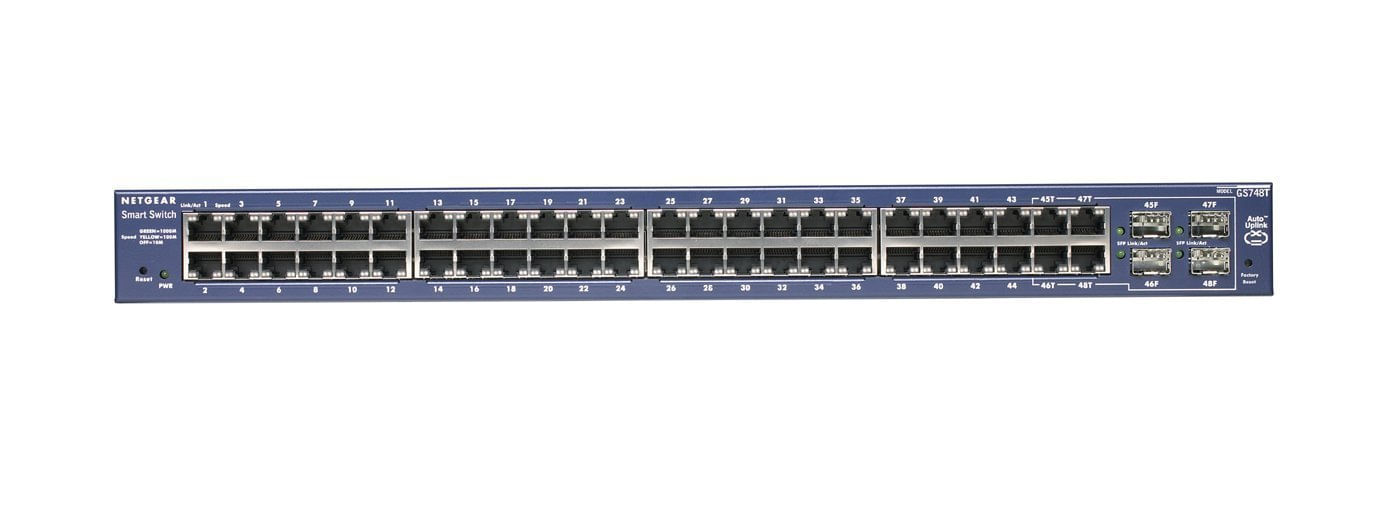 Netgear GS748T ProSafe 48-Port Gigabit Smart Switch