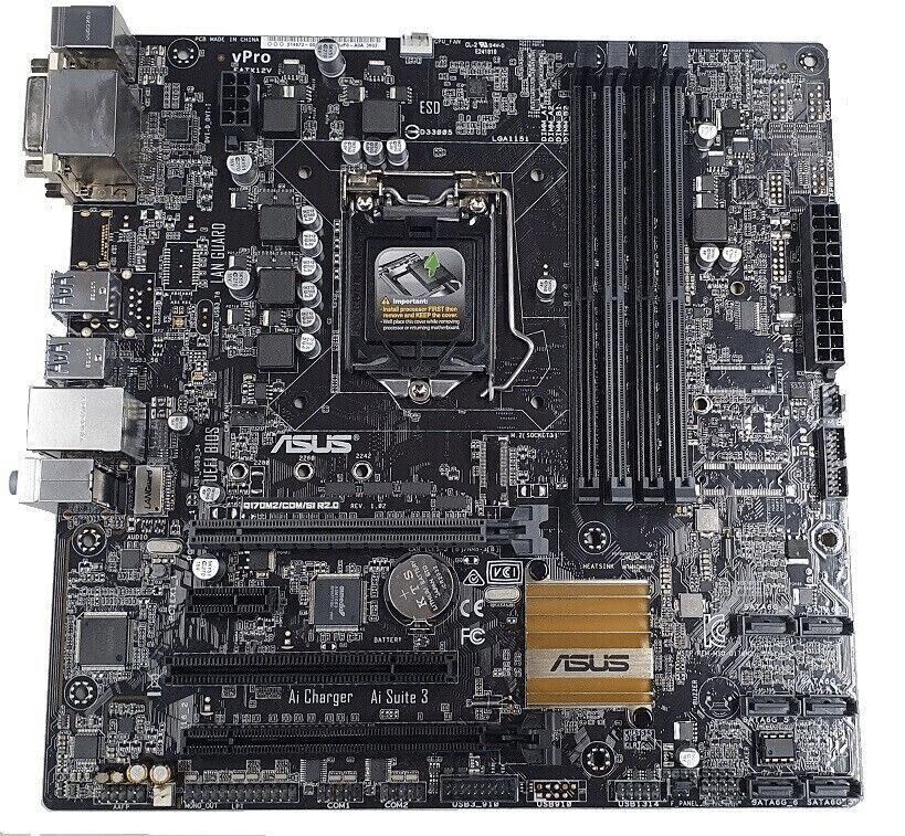 Asus Q170M2 Micro-ATX Motherboard (6th & 7th Gen Processor) OEM Packaging