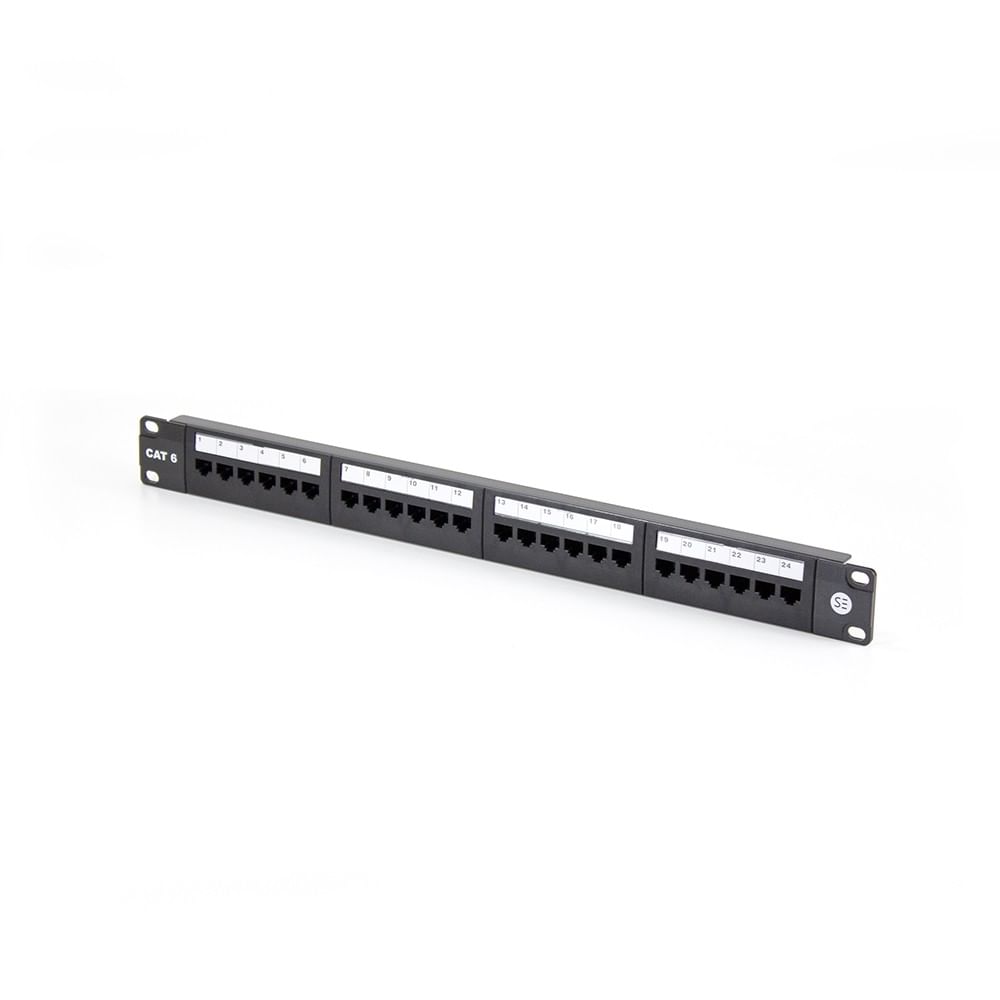 Serveredge 24-Port CAT6 Patch Panel 1RU UTP