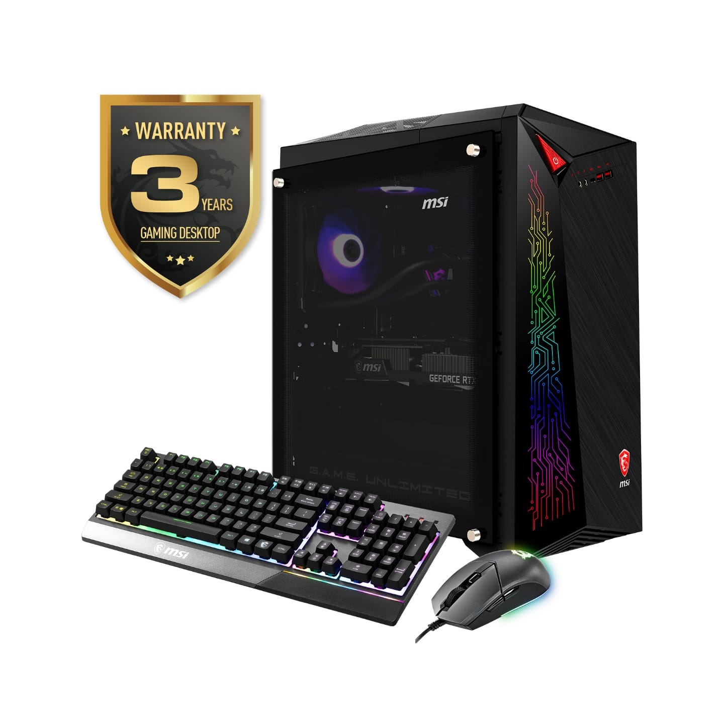 MSI Infinite X Gaming PC, i7-10700KF, 32GB RAM, 1TB SSD+ 2x3TB HDD ...