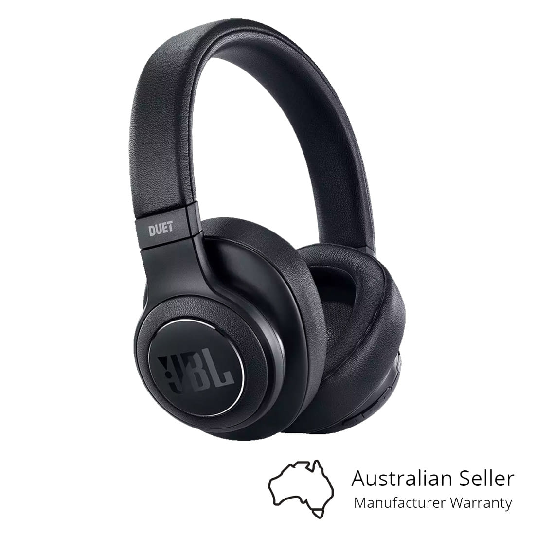 JBL DUET Wireless Over-Ear Noise-cancelling Headphones - Black