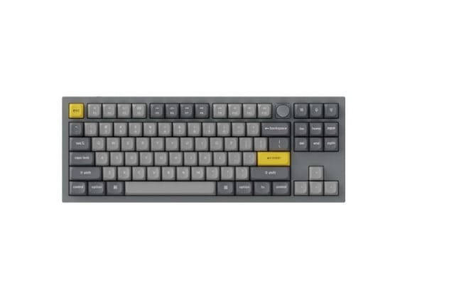 Keychron Q3 QMK TKL 80% Custom Hot-Swappable Mechanical Keyboard Knob ...