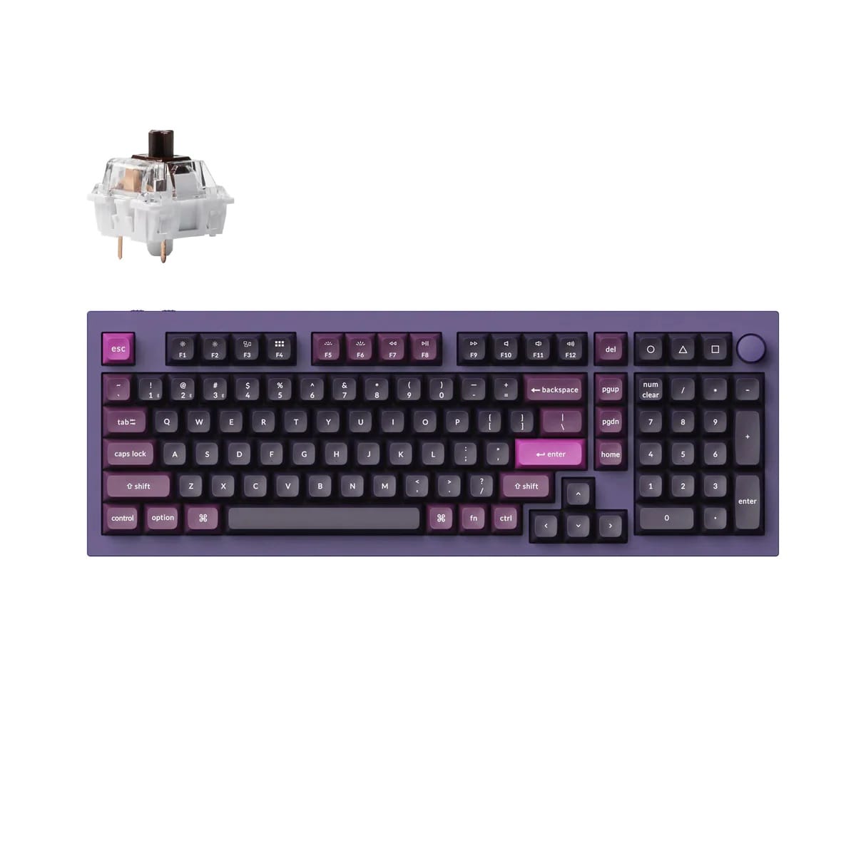 Keychron Q5 Pro QMK/VIA Wireless Custom Fully Assembled Knob Special ...