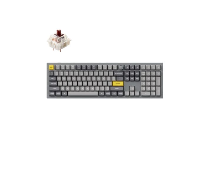 Keychron Q6 QMK 100% Custom Hot-Swappable Mechanical Keyboard Knob ...