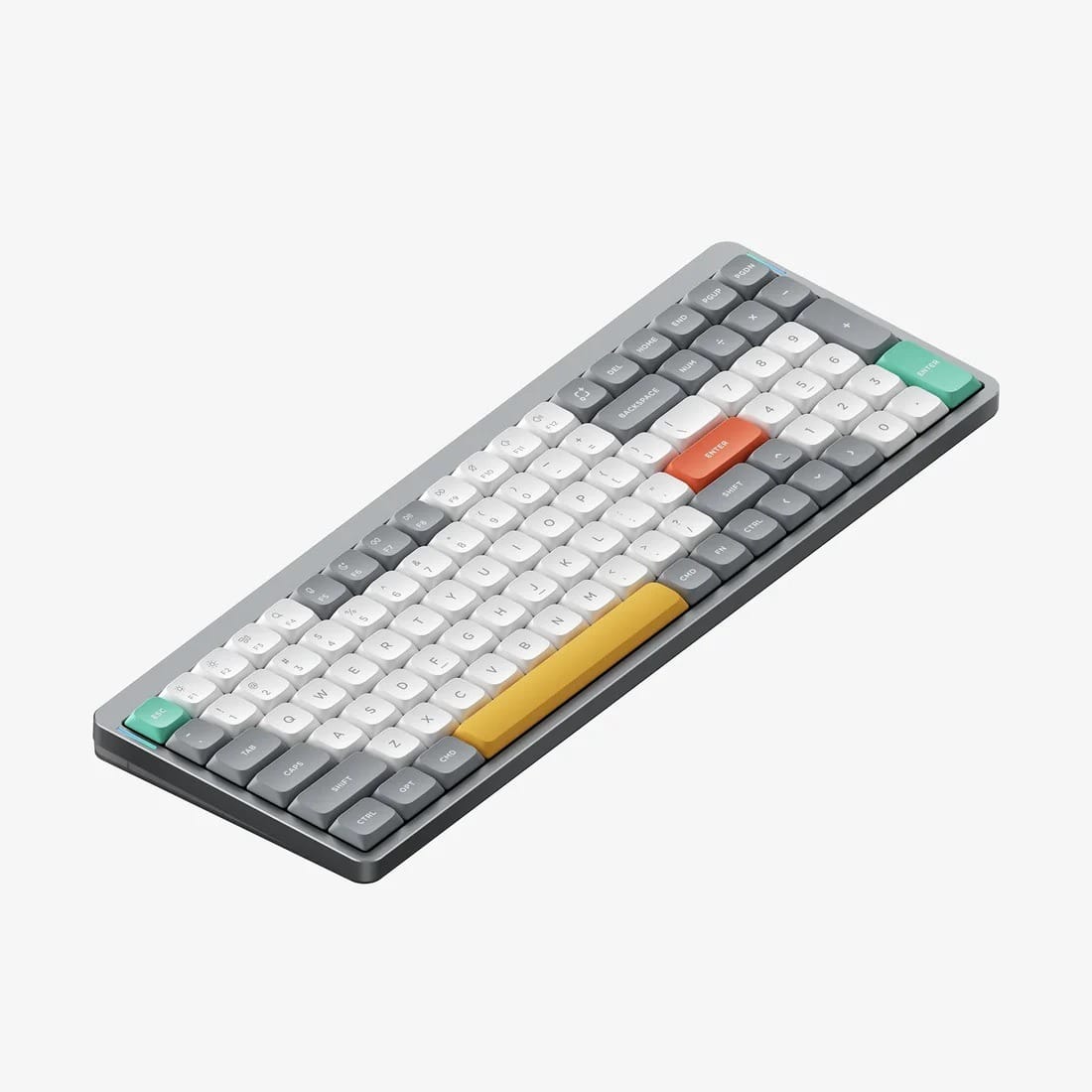 Nuphy Air96 v2 LP QMK/VIA Wless Mech KB GY/Brown