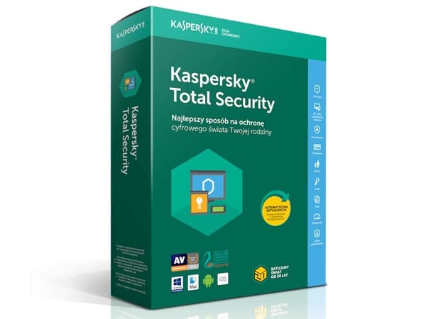 Kaspersky Total Security 3 Devices 1-Year Antivirus Software