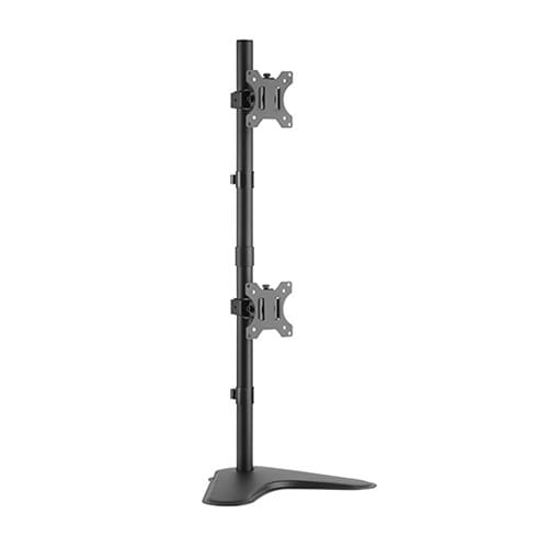 Brateck Dual Screens Double Joint Articulating Steel Monitor Stand