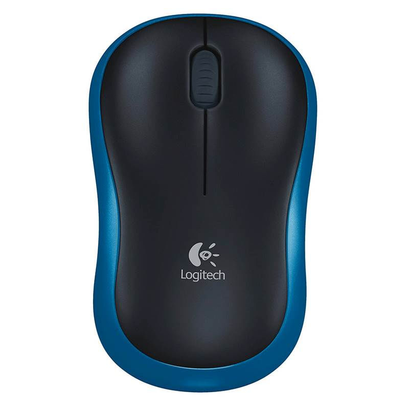 Logitech M185 Wireless Mouse - Blue