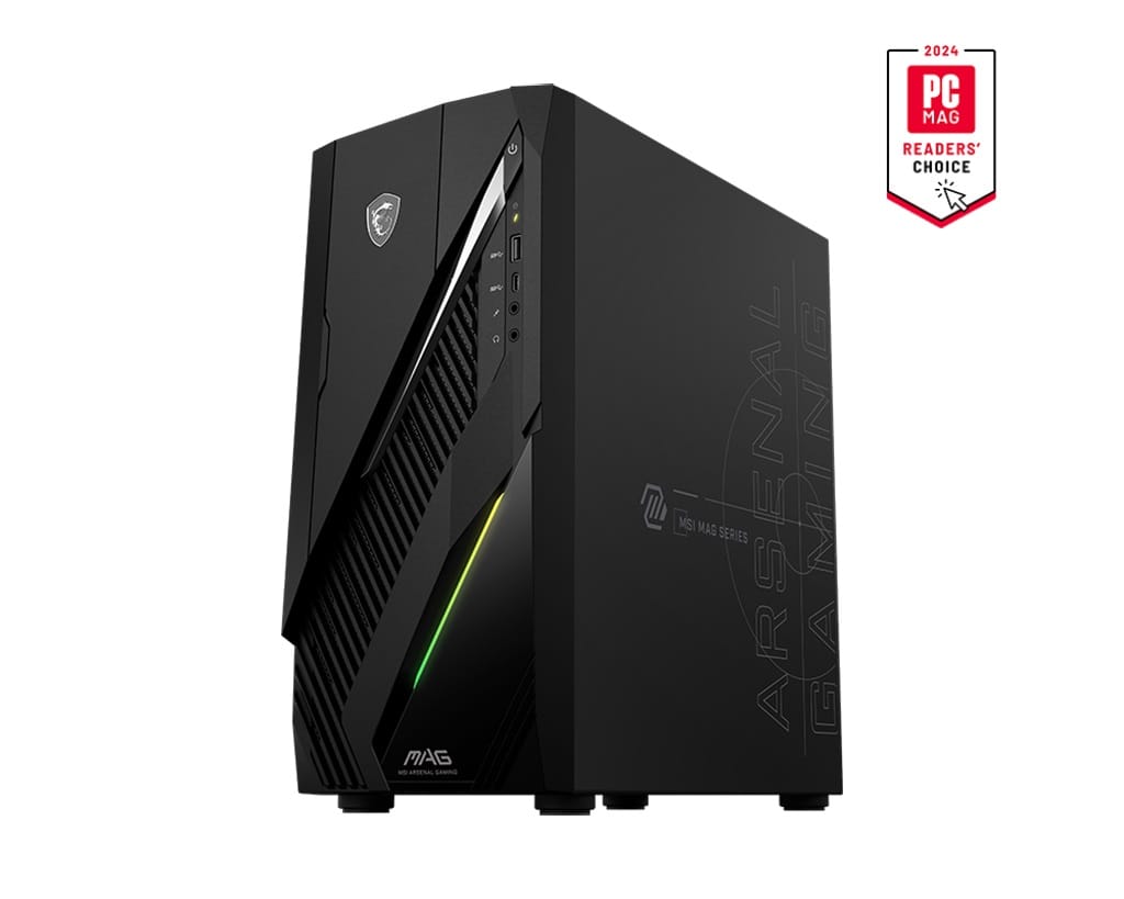 (Refurbished) MSI Infinite E1 AI Gaming Desktop, i5-14400F, 16GB RAM ...