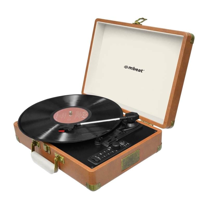 Mbeat USBTR128 Aria Retro Turntable with Bluetooth and USB Direct Recording