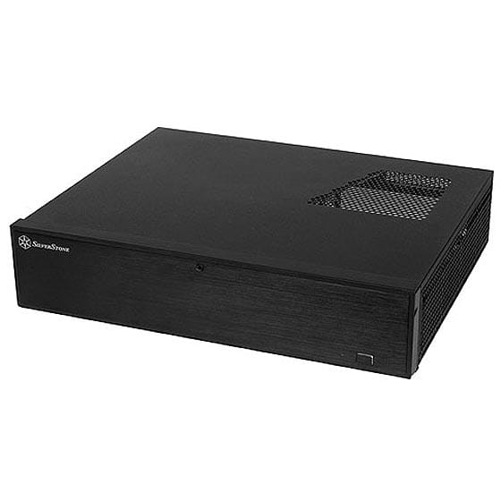 Silverstone Milo ML04-C HTPC Micro-ATX USB-C Computer Case - Black