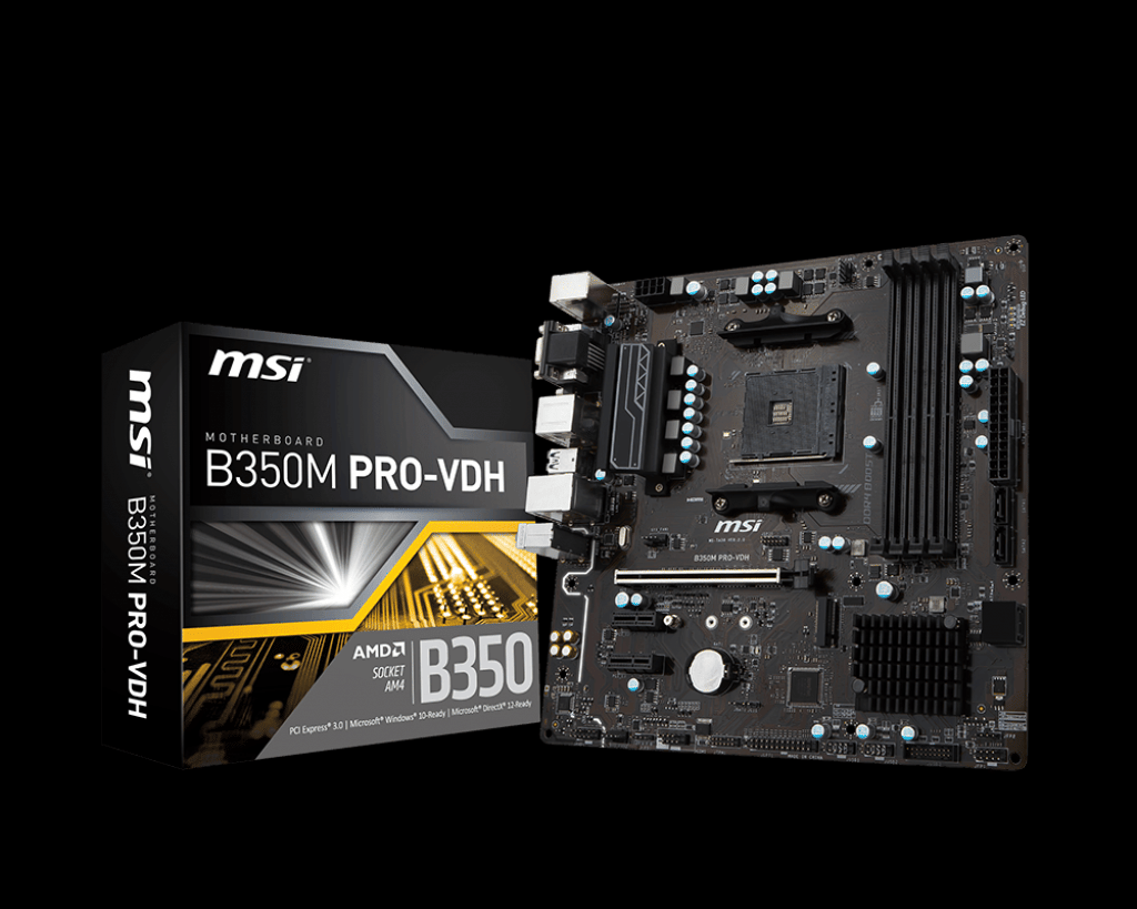 MSI B350M PRO-VDH Motherboard