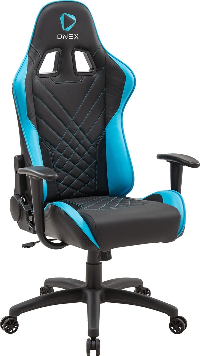 ONEX GX220 AIR Series Premium Leatherette Gaming Chair - Black/Blue